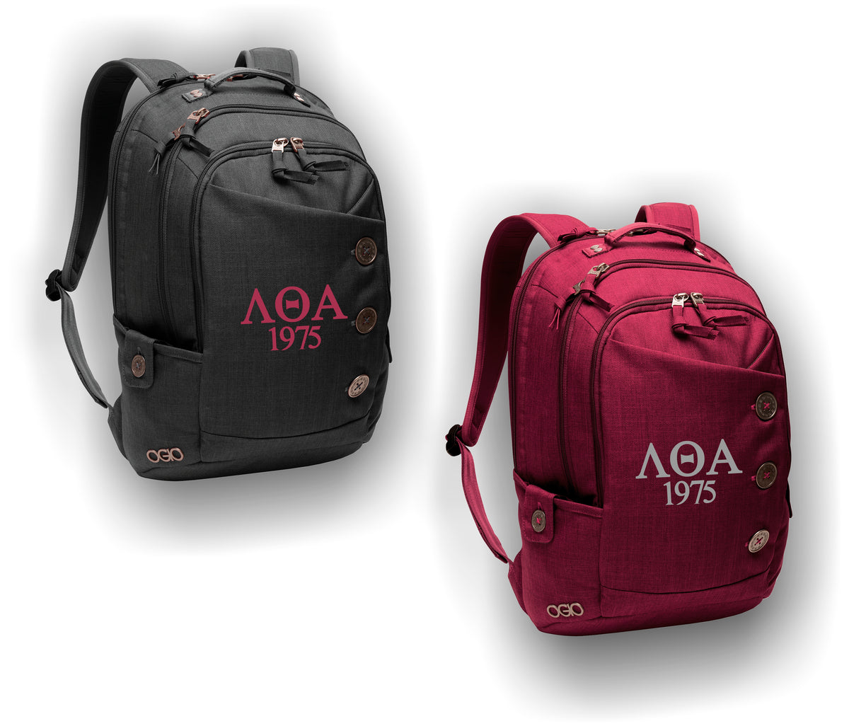 Lambda Theta Alpha - 414004 Ogio Ladies Backpack with Organizational T – Greek Apparel and Hobbies