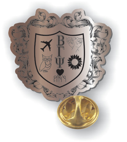 Beta Gamma Psi Die Cut Lapel Pin – Greek Apparel and Hobbies