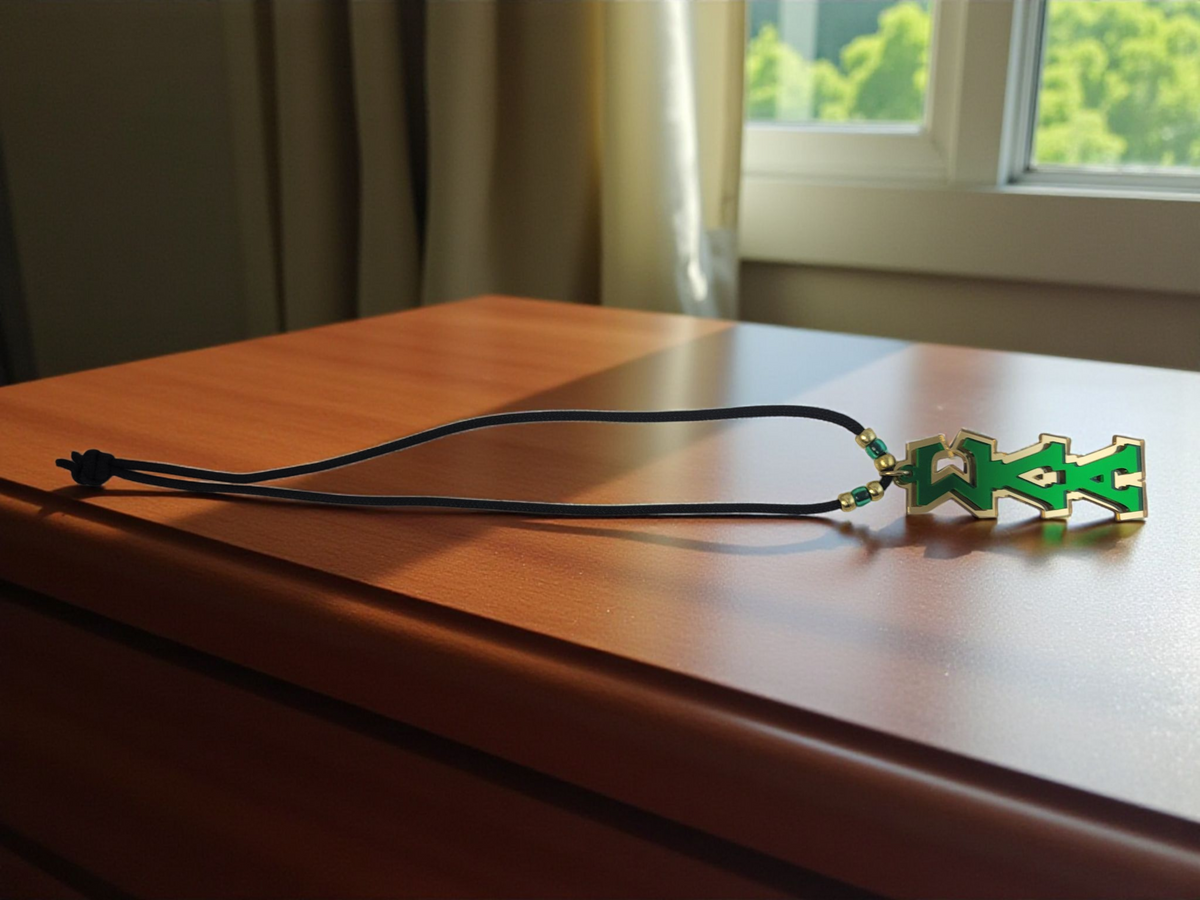 Sigma Lambda Alpha Tiki Necklace For Multi Cultural Sorority: Green Mi ...